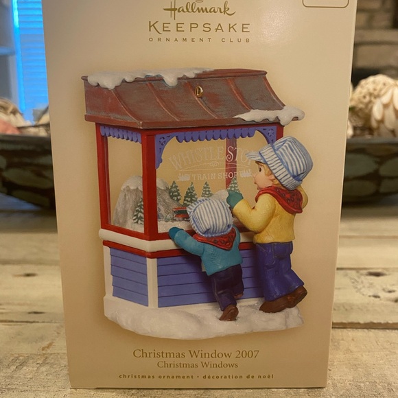 Hallmark | Holiday | Hallmark Ornament Christmas Window Series Trains ...